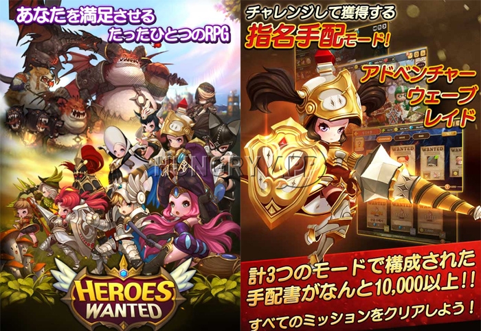 NHN스튜디오 629의 히어로즈원티드, 일본 테스트 준비 :: 리뷰10K