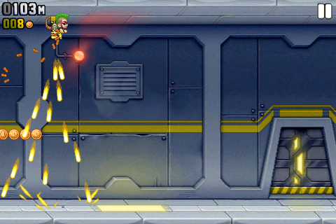 Jetpack Joyride 제트팩 이펙트 : 헝그리앱 모바일 게임이야기