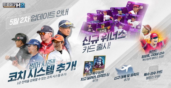 NCsoft, Pro Baseball H2, 'Coach System' update